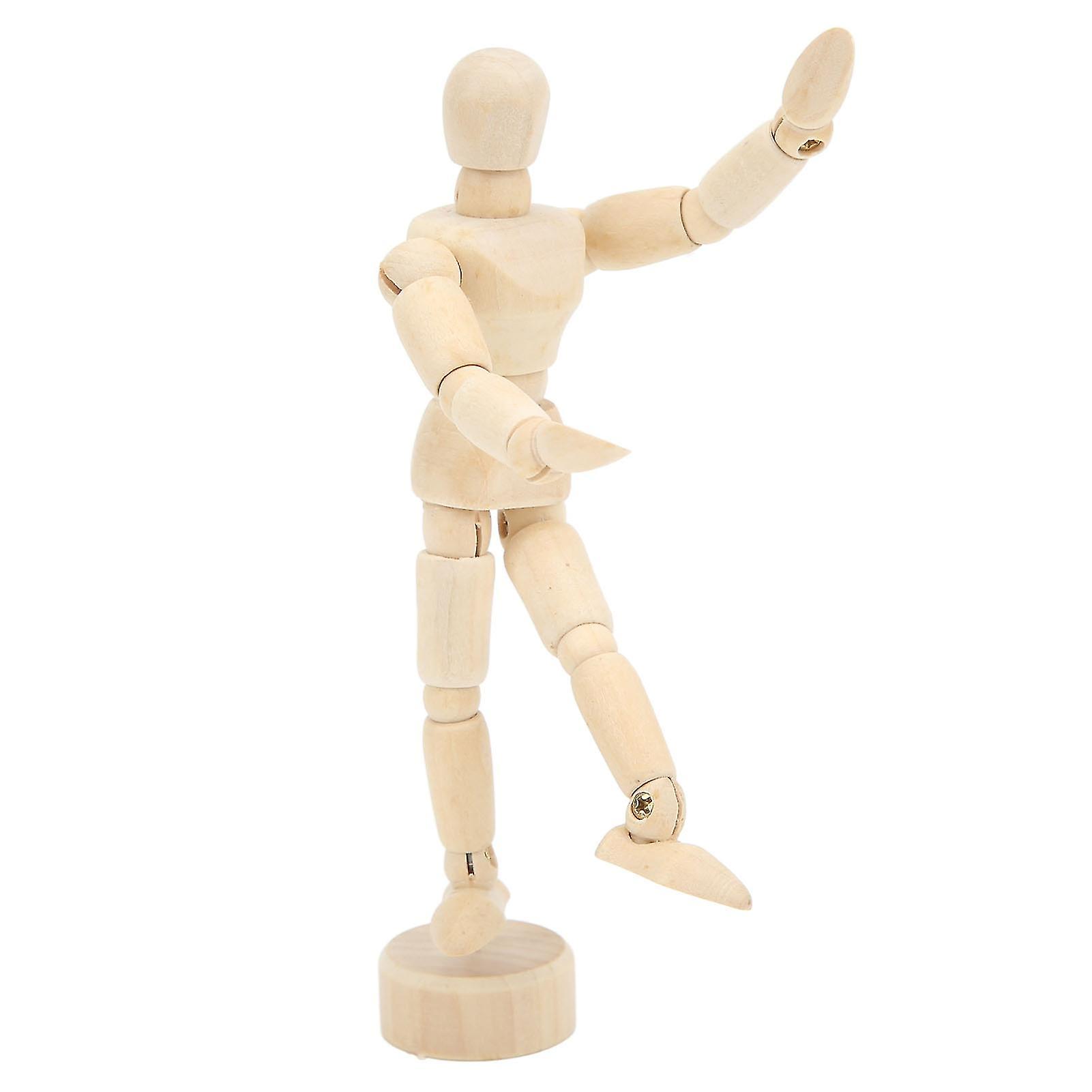 Wooden Mannequin 14 Rotatable Joint Drawing Mannequin Human Body ...