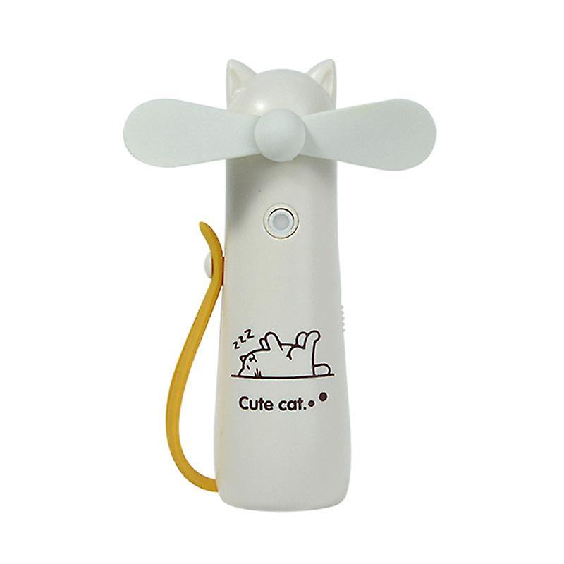 Mini fan halter water spray creative cute rope holding student portable ...