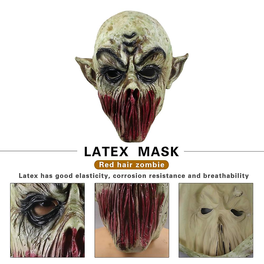 Halloween Cosmask Halloween Horror No Mouth Monster Mask Rotten Zombie ...