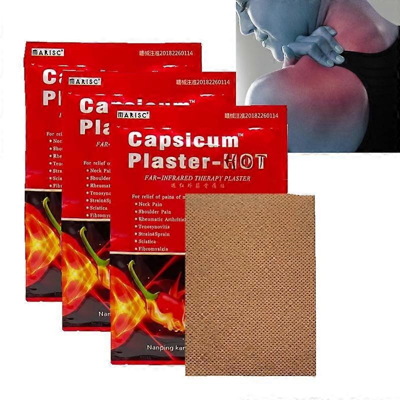 Capsicum Hot Pepper Pain Relief Plaster Back Neck Shoulder Chinese ...