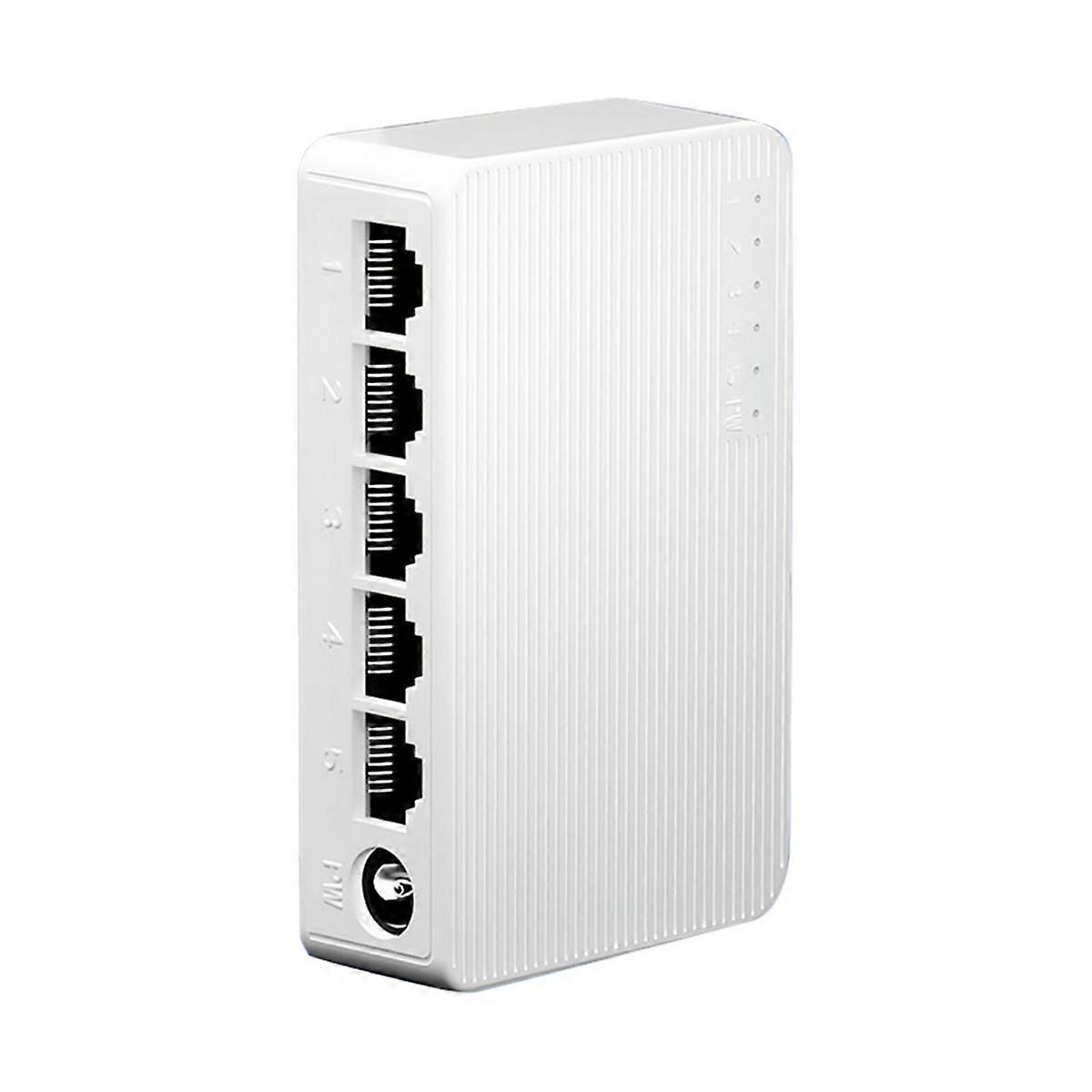 5 Port 100Mbps Ethernet Switch Mini Switch Portable RJ45 Hub Ethernet ...