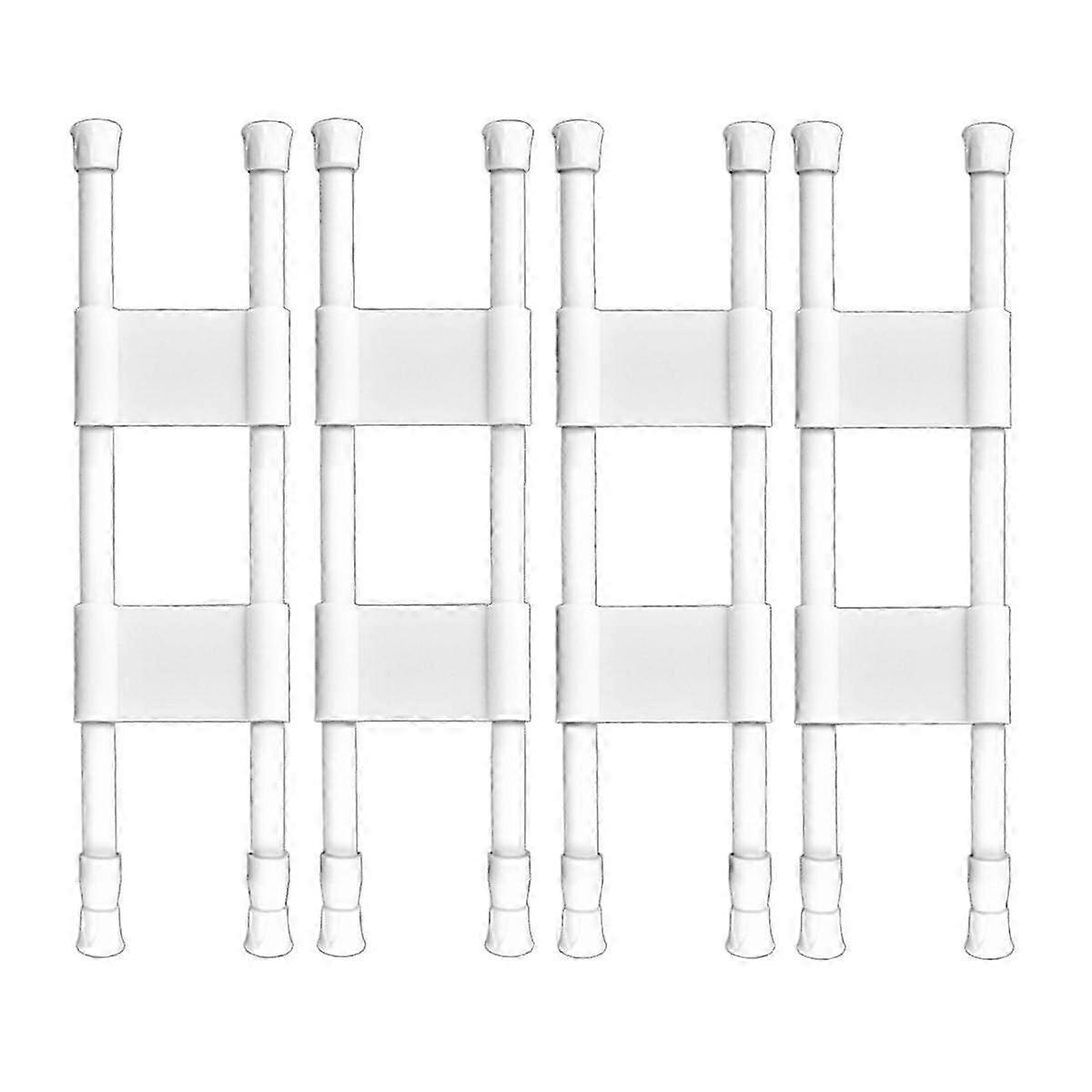 4 Pcs Double RV Refrigerator Bars Adjustable Fridge Tension Rods RV ...