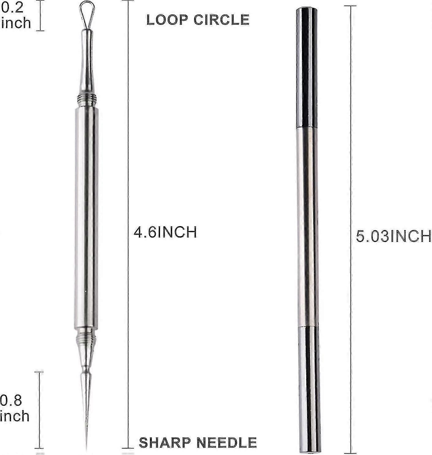 Professional Facial Milia Removal And Whitehead Extractor & Lancet ...