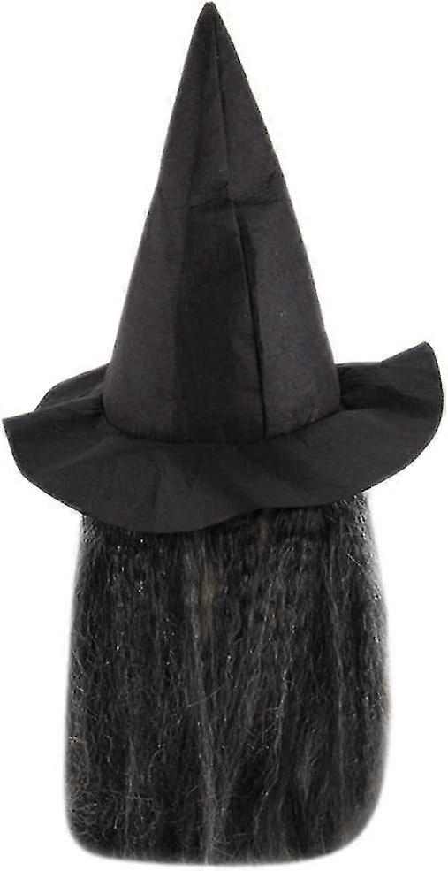 Witch Mask With Wigs Witch Hat Halloween Scary Mask Witch Wizard ...