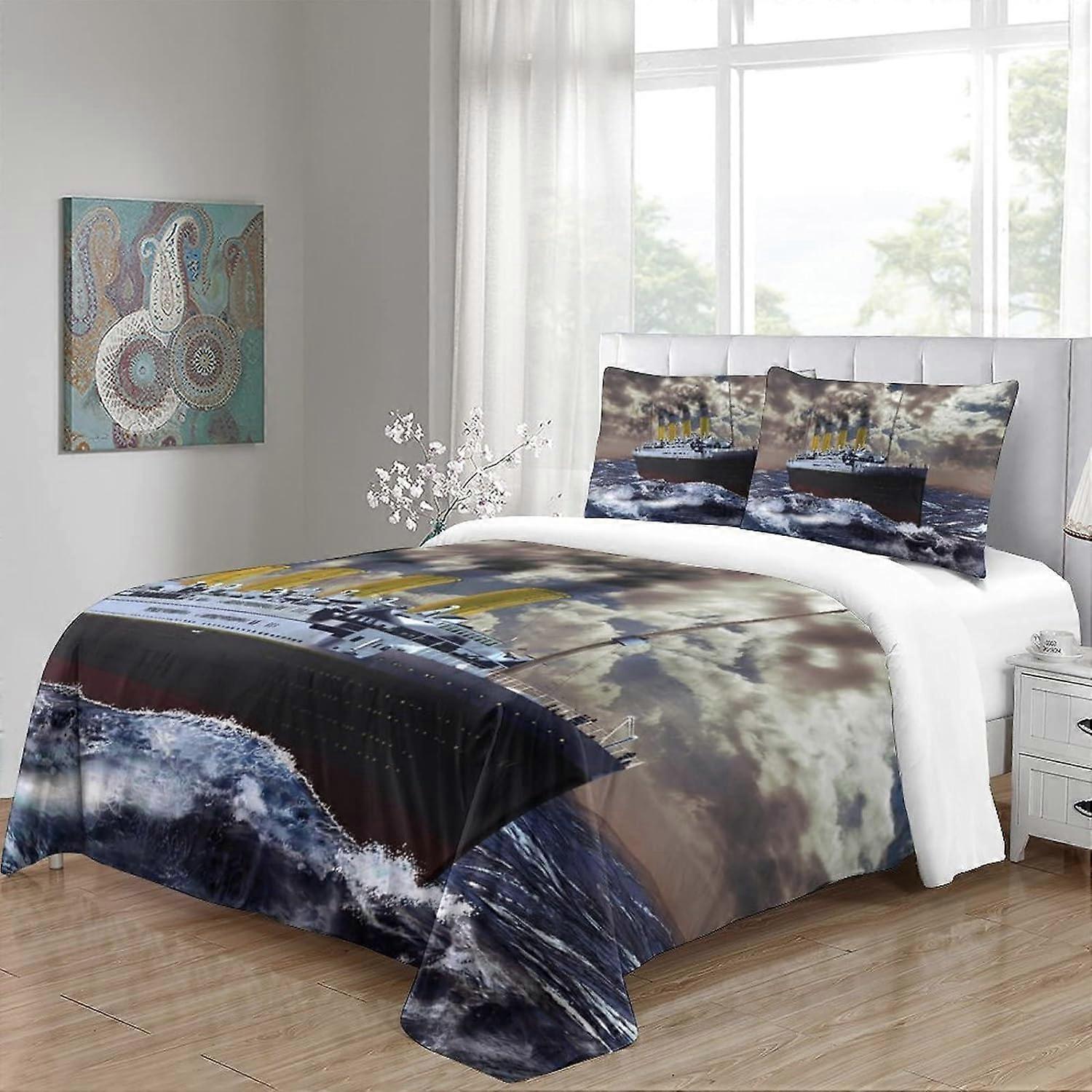 Titanic Jack and Rose Duvet Cover Set D Bedding Set with Duvet Cover ...