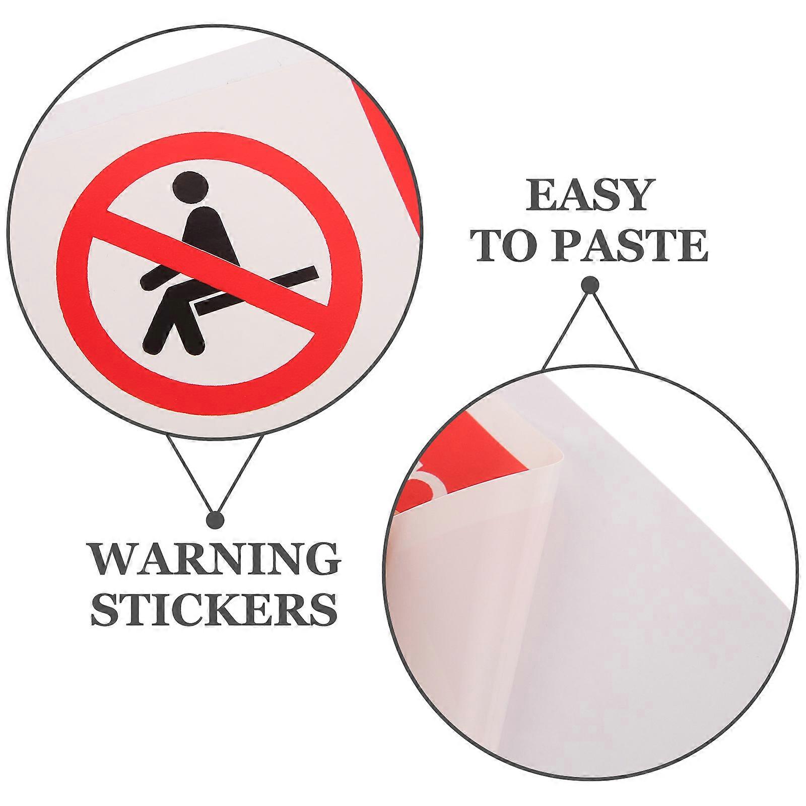 Do Not Sit Here Sticker Safety Sign Self Adhesive Warning Sticker for ...