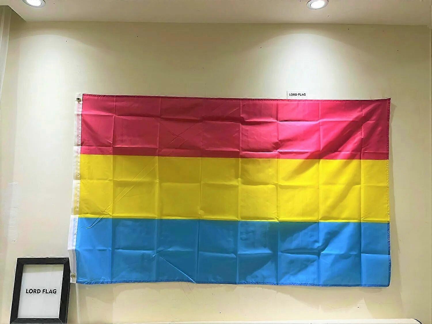 LGBT pride Pan pansexual pride Flag 90x150cm Omnisexual rainbow Banner For Decoration | Fruugo UK