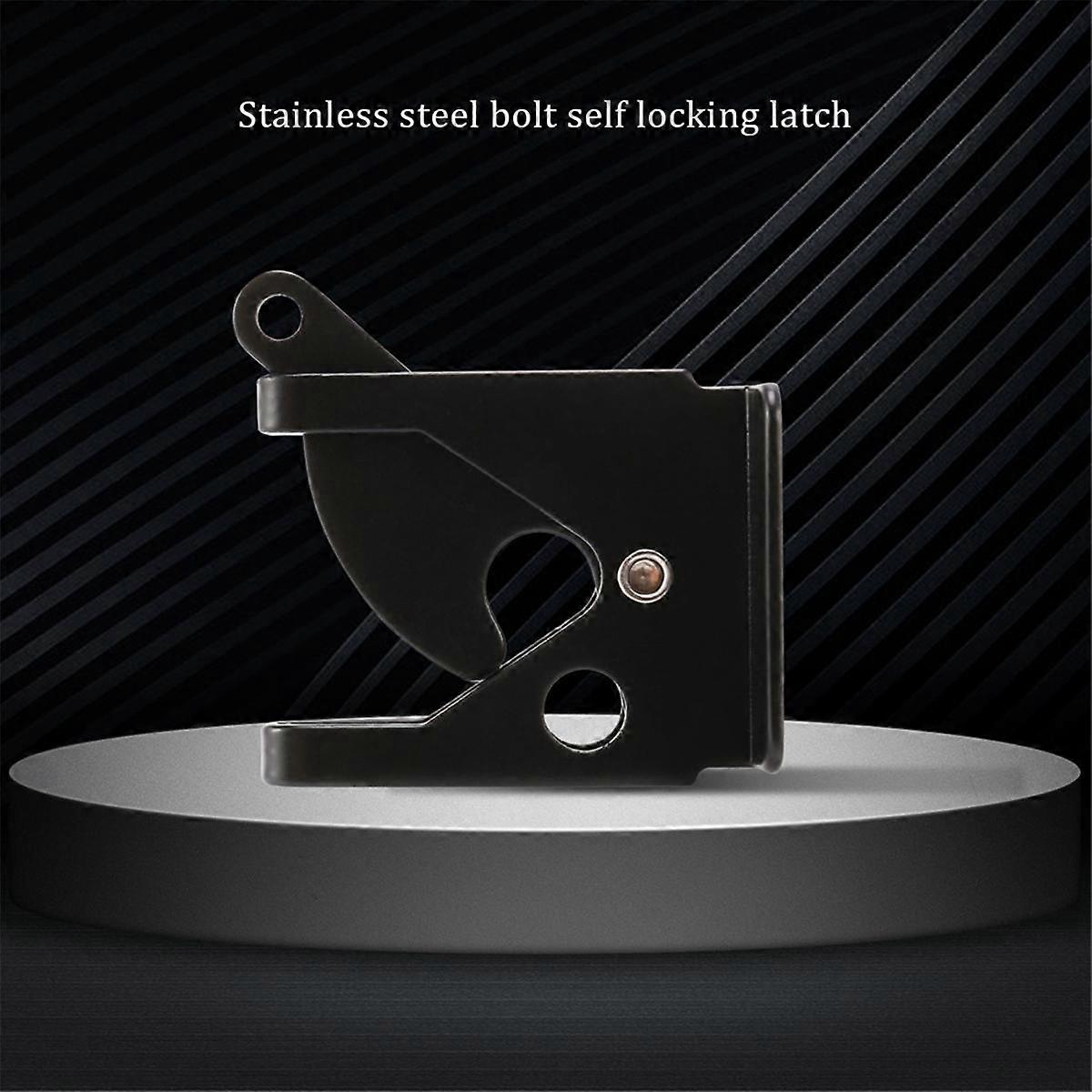 3Set Self Locking Gate Latch Automatic Heavy Force Lever Fence Gate ...