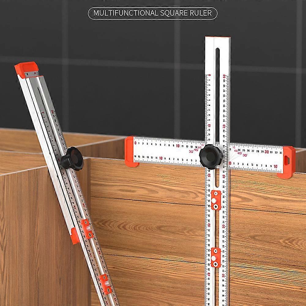 Multifunctional Drilling Positioning Ruler High Accurates Measuring ...