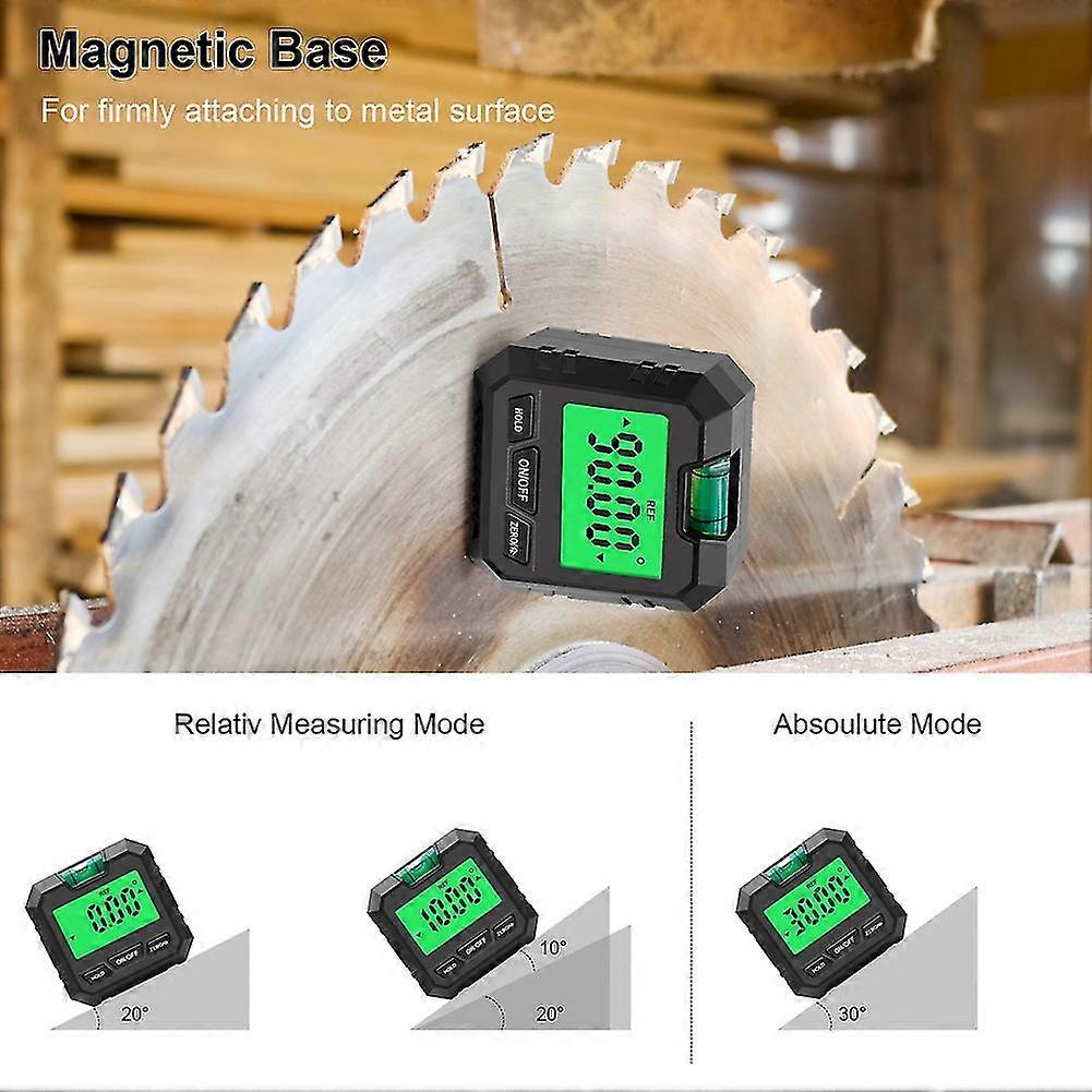 Mini Digital Protractor Inclinometer Electronic Goniometer Level Angle ...
