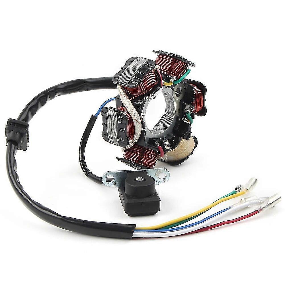6 Coil Stator Magneto Compatible Gy6 50 110 150cc 4 Stroke Scooter ...