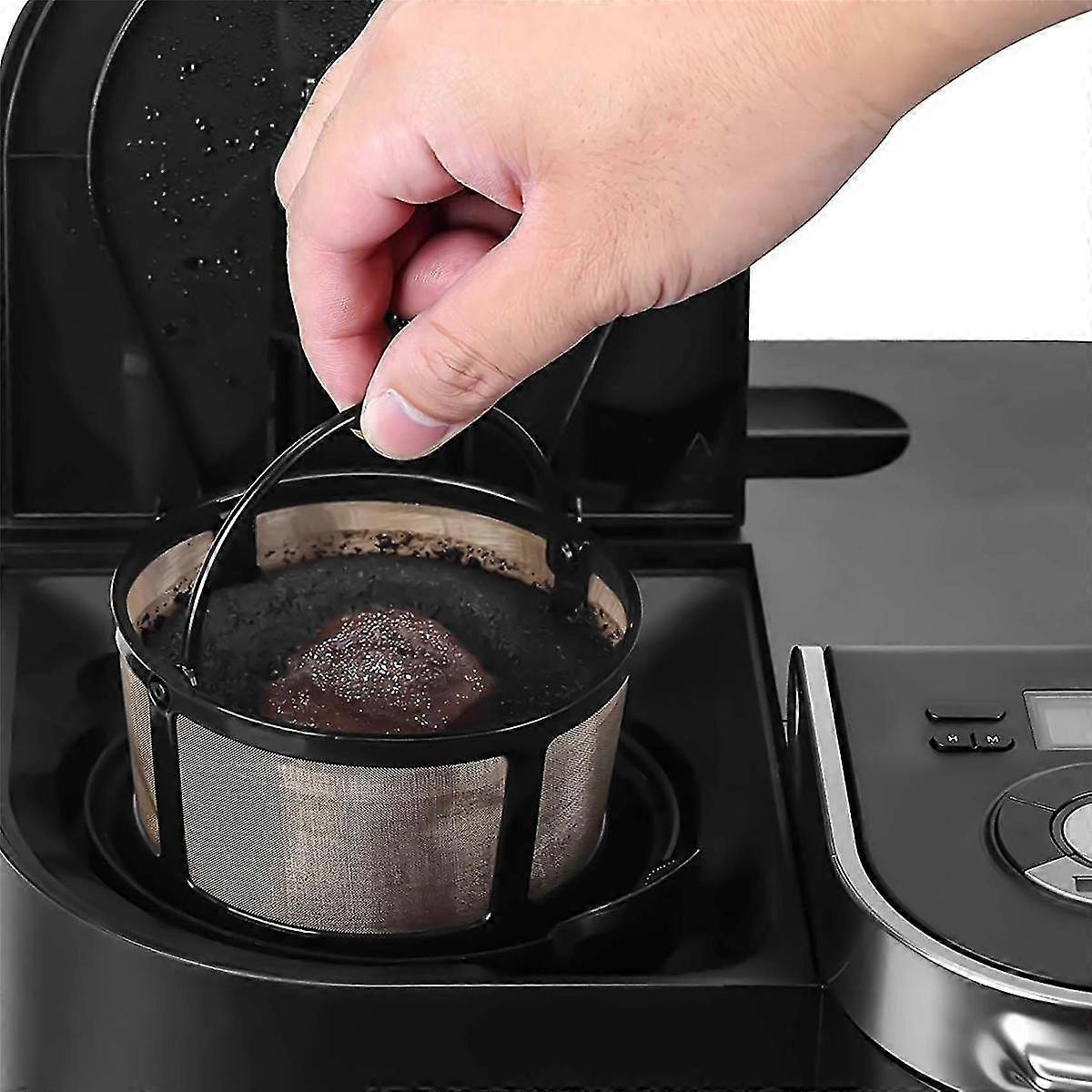 Reusable Coffee Filter, Basket Coffee Filters 8-12 Cup Replacement ...