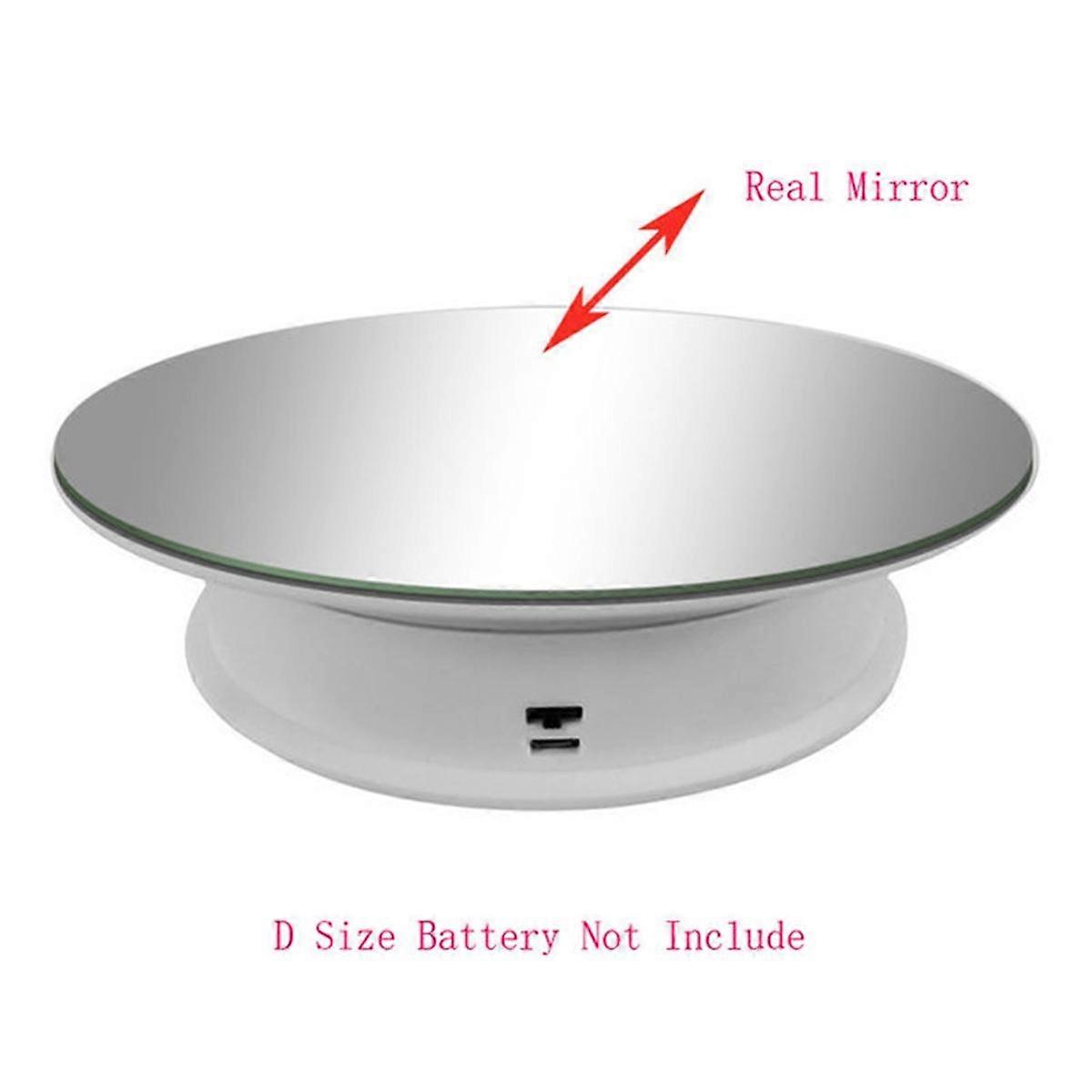 Electric Rotating Mirror Display Stand 2 Speeds Maximum Weight 3kg 360 ...