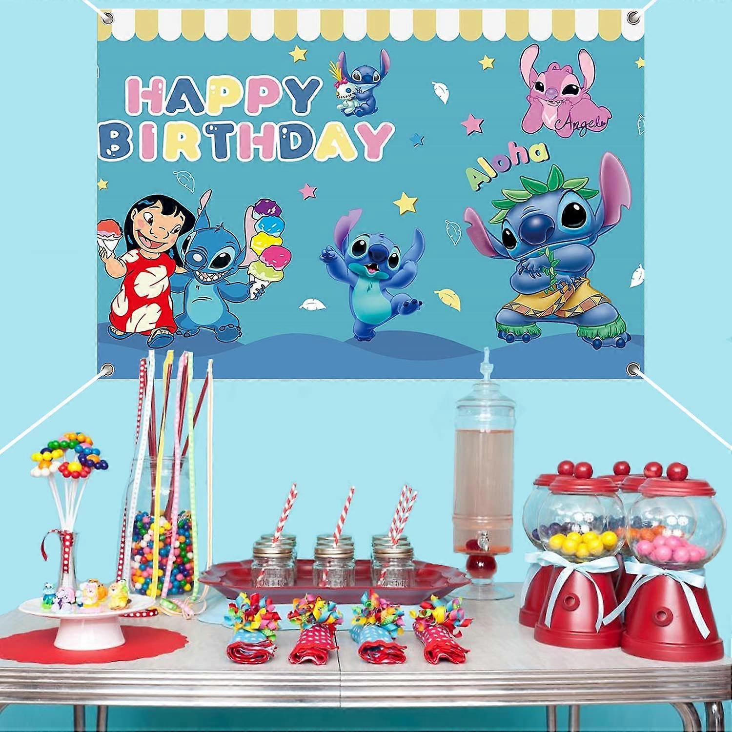 Lilo and Stitch Theme Party Banner Birthday Decoration For Lilo and ...