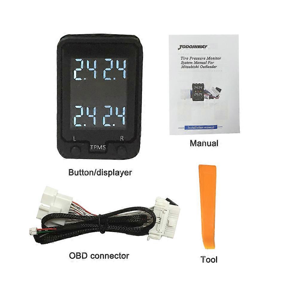 OBD TPMS Tire Pressure Monitor System Security Alarm No Need Sensor For ...