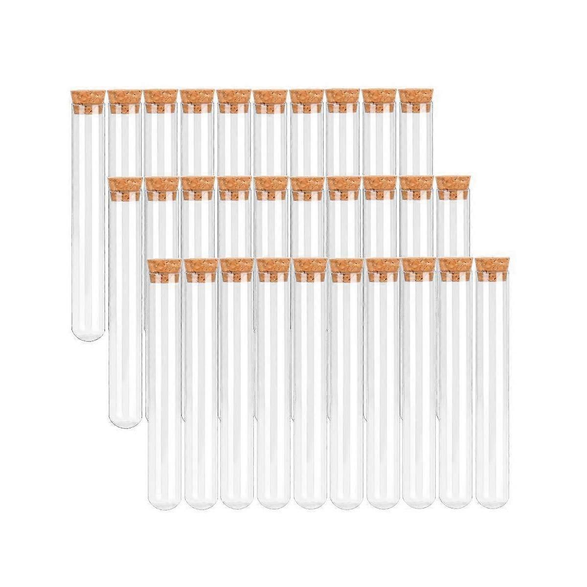 30 Pcs Test Tubes, Test Tubes With Corks Glass Test Tubes 20 x 150mm ...