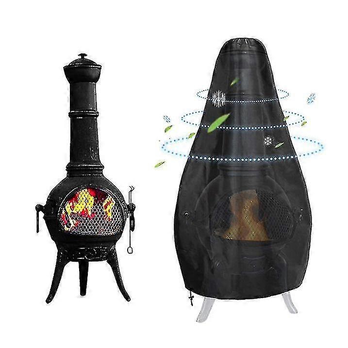 420d Outdoor Patio Chiminea Cover - Durable, Weather-proof | Fruugo UK
