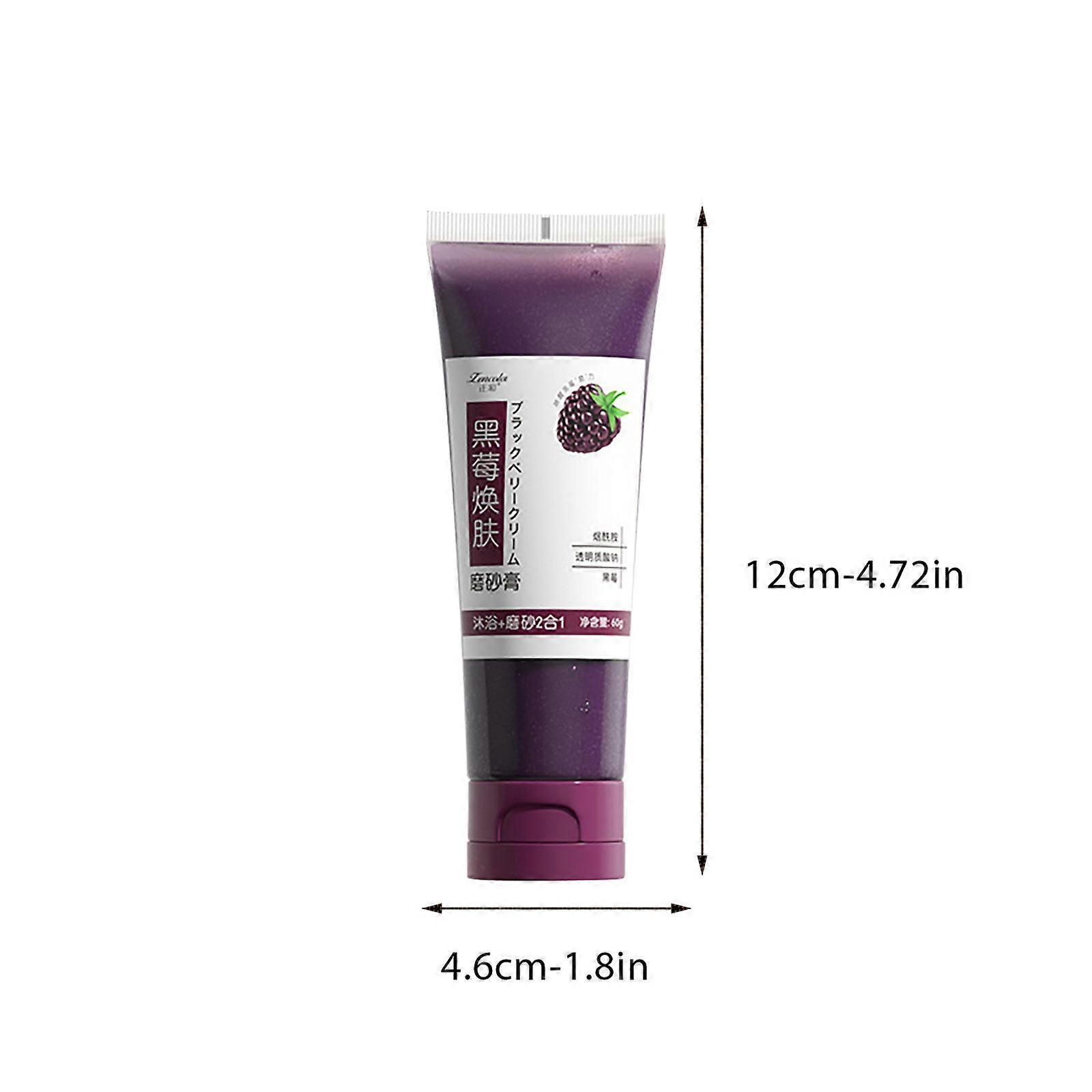 Scalp Scrub Body Scrub, Black Berry Revitalizing Exfoliating Scrub ...