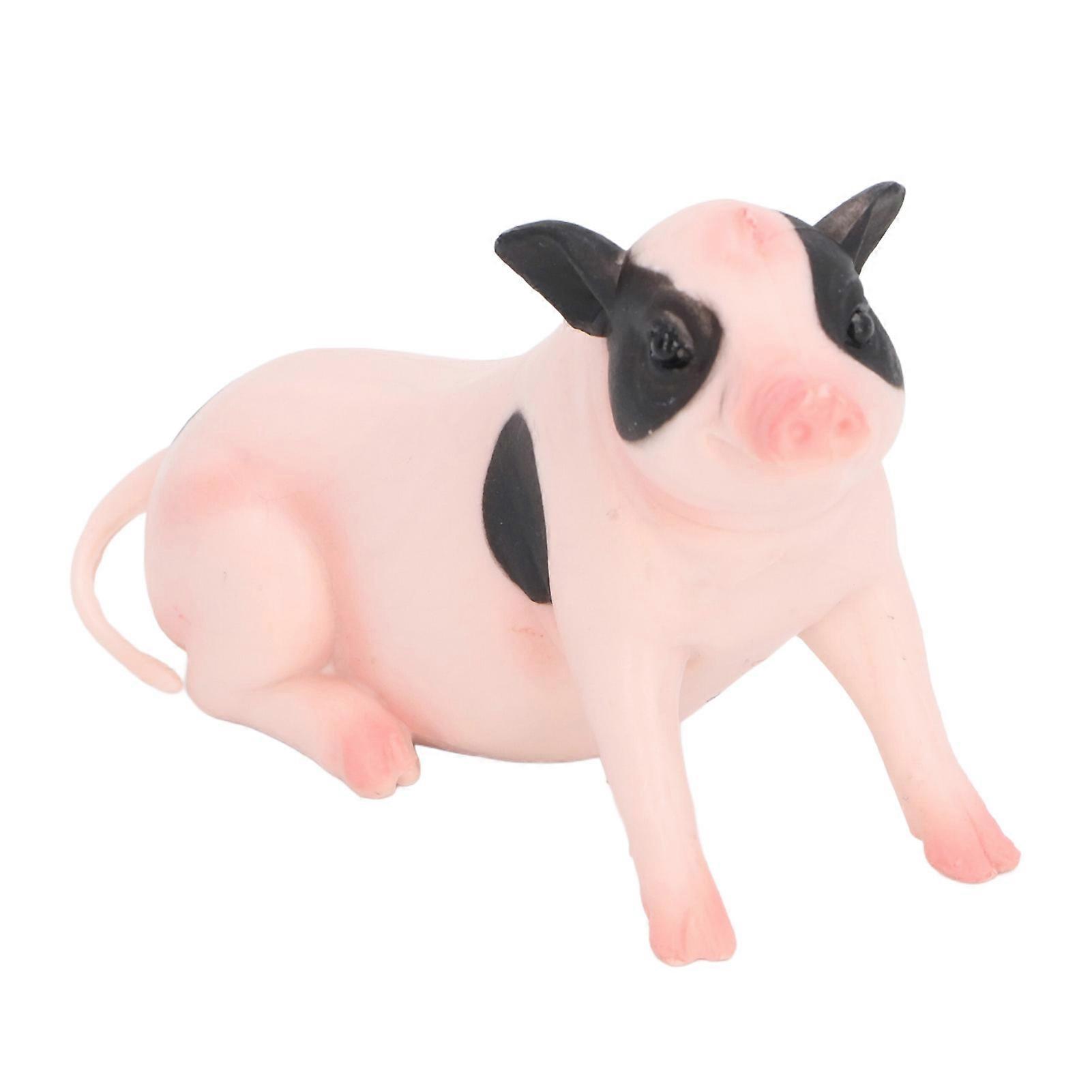 Pig Posture Figure Toy Realistic PVC Decoration Educational Farm Animal ...