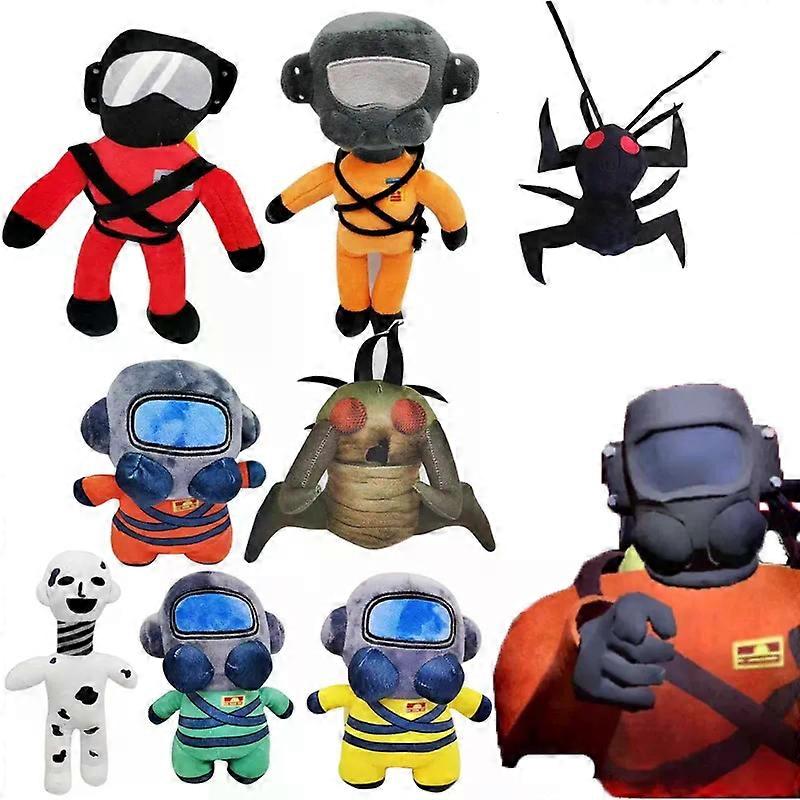 Gaibosi Lethal Company Plush Toys Coil Head Masked Stuffed Figure ...