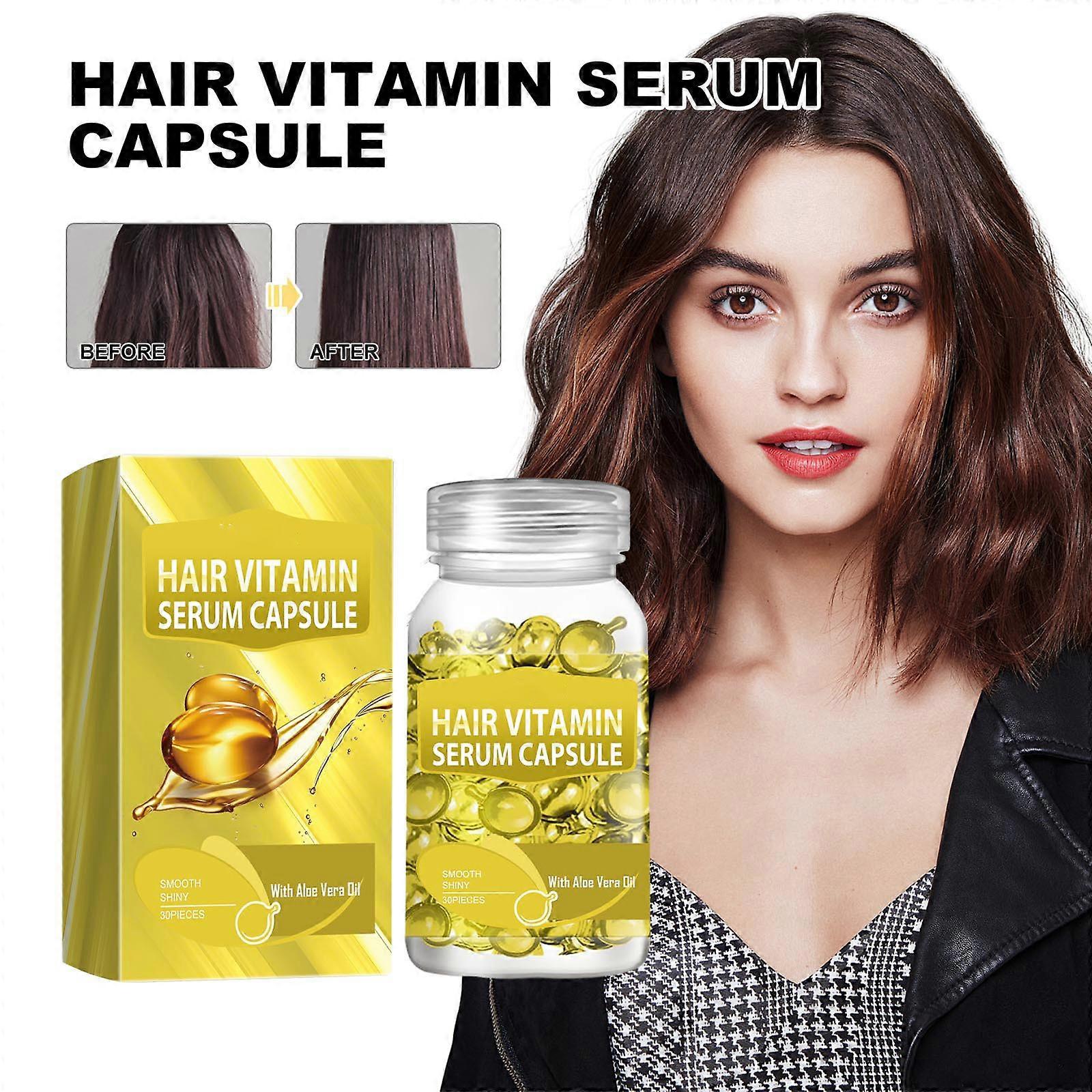 Hair Oil 30 Capsules Hair Oil With For Split Ends Keratin Hair ...