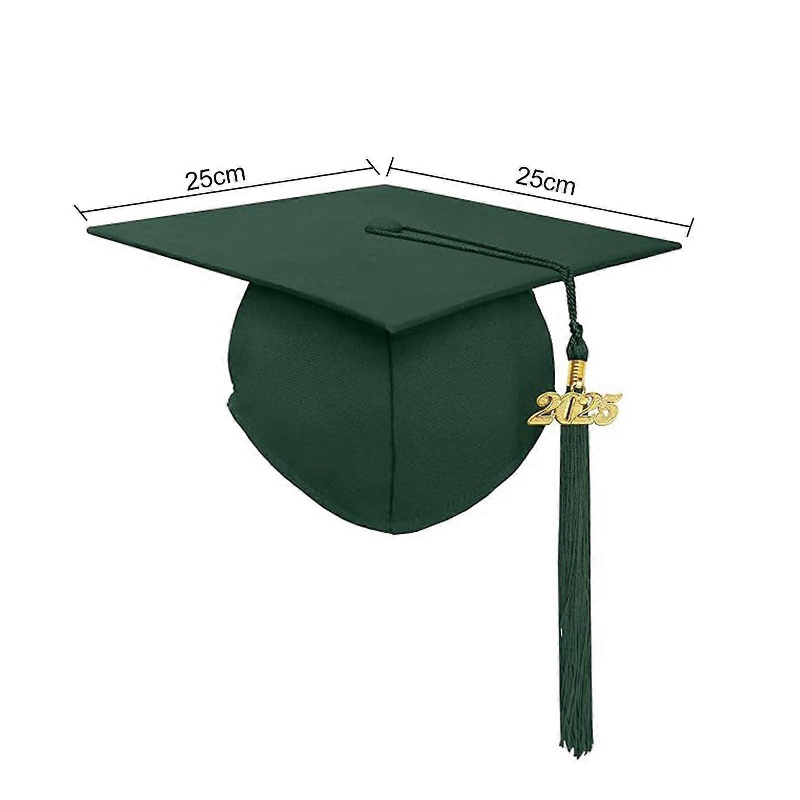 Graduation Cap with 2025 Tassel Unisex Adult Matte Graduation Caps for ...