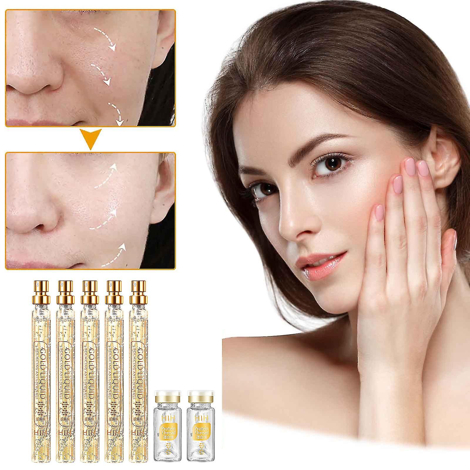 Soluble Protein Thread Combined With Nano Gold Essence Gold Protein ...