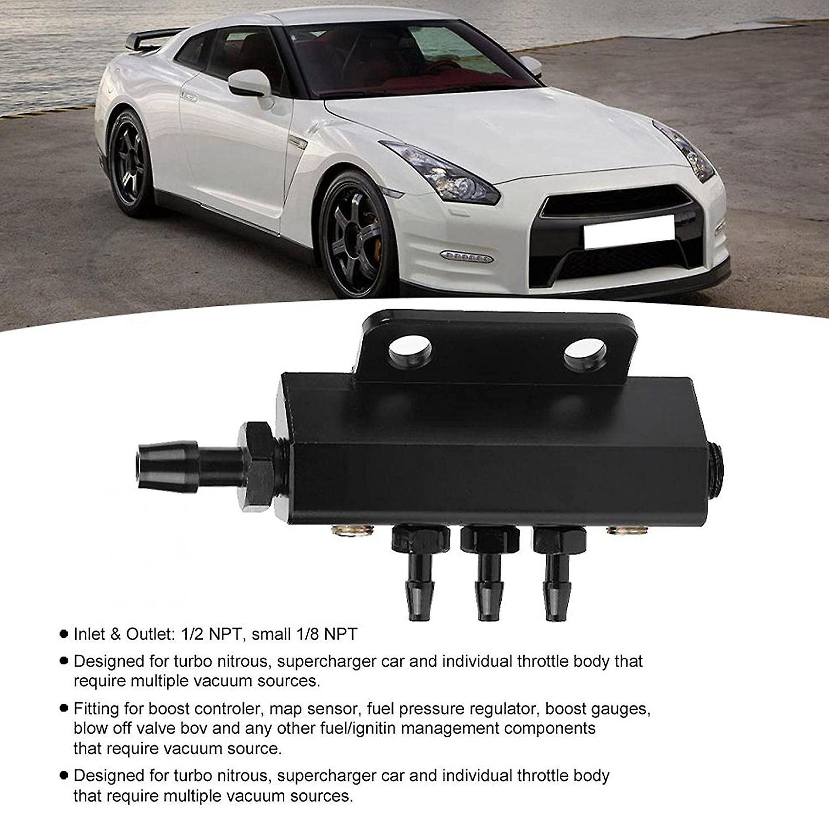 Vacuum Manifold, 5 Port Car Vacuum Block Intake Manifold Fuel Gas ...