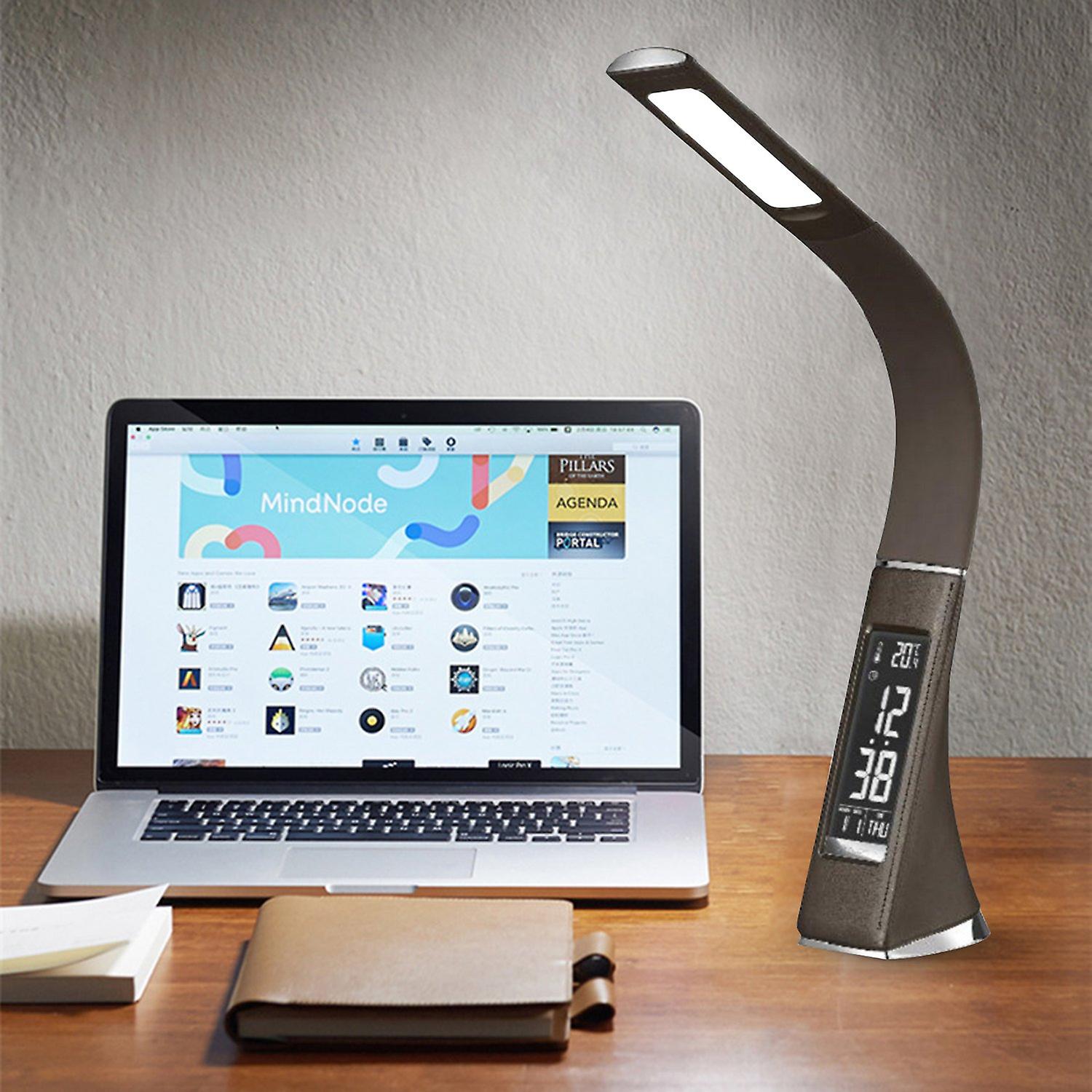 Multifunctional LED Desk Lamp Eye-Caring Table Lamp Adjustable Study ...