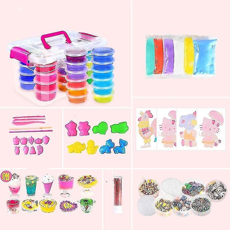 24 Color Crystal Mud Set | Fruugo UK