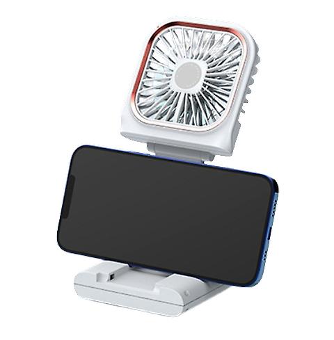 Hands-free hanging usb rechargeable dual cooling fan mini air cooler ...