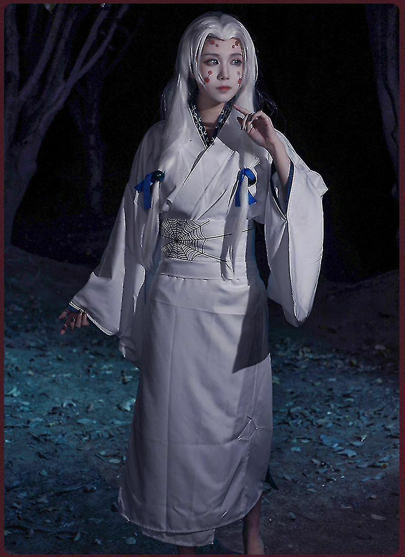 Anime Demon Slayer Spider Rui Mother Sister Cosplay Costume Kimono ...