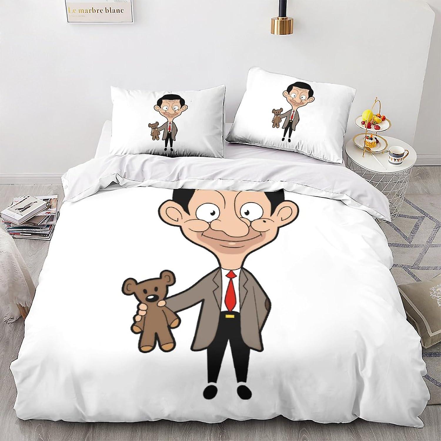 Mr. Bean Duvet Cover Set 3D Bedding Set comedian Comforter Cover Set ...