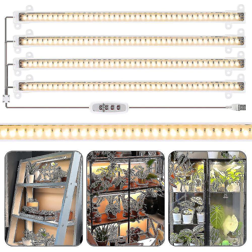 Led Grow Lights Strips For Indoor Plants, Sunlight Full Spectrum 42-288 ...