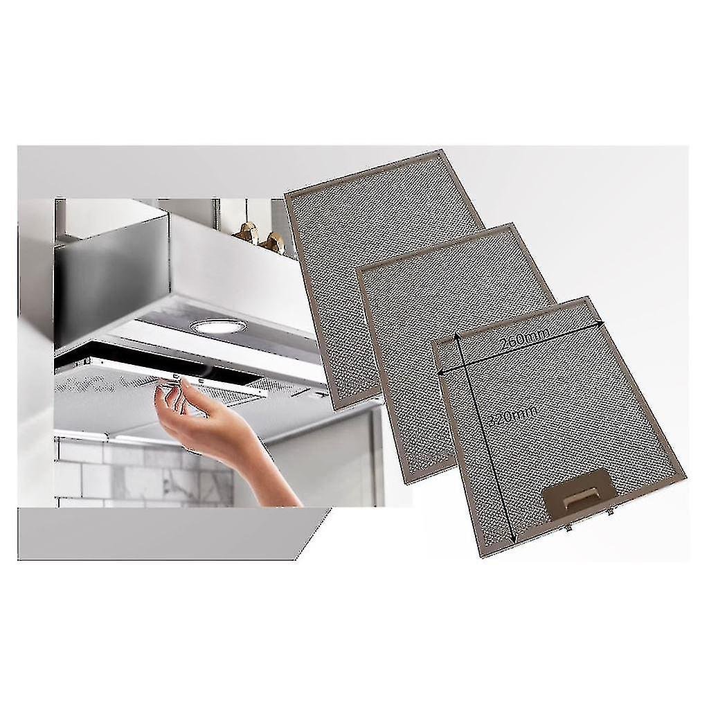 3 X Stoves Universal 320 X 260 Mm Metal Cooker Hood Grease Filter A ...