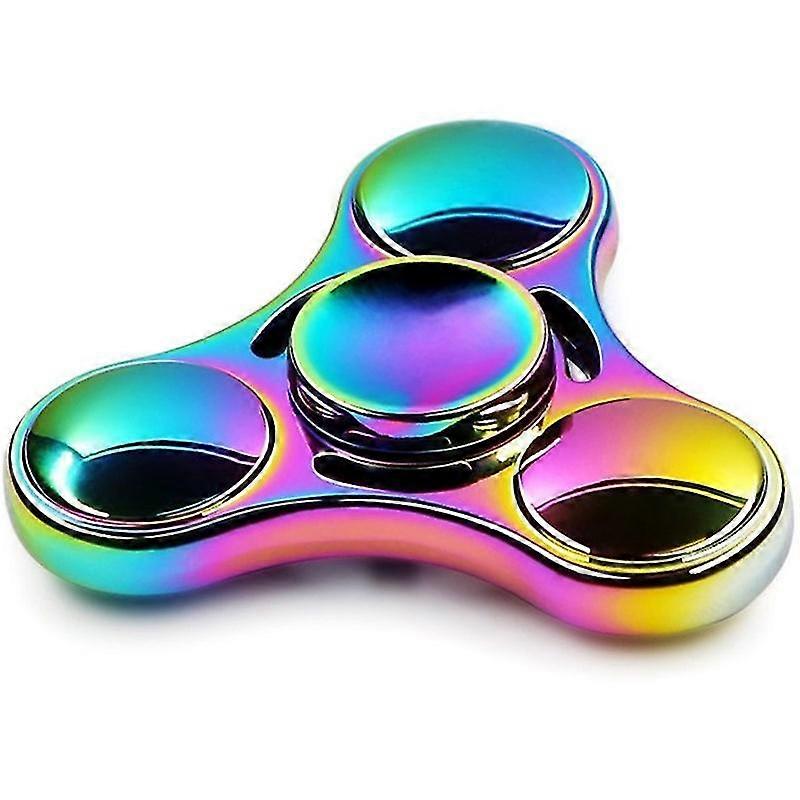 Rainbow Metal Finger Spinner Bearing Spinner Toy Adult Toys For ...