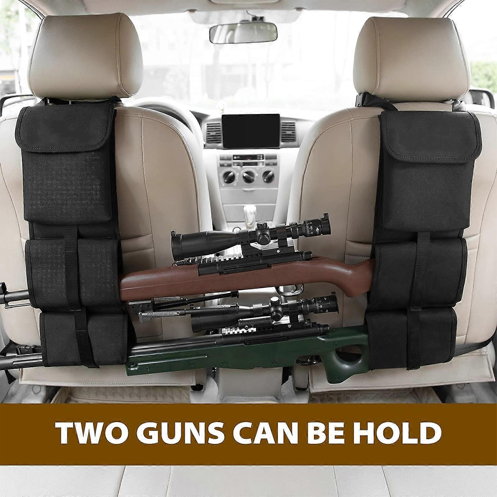 Car Gun Rack Seat Back 2Pcs Truck Adjustable Gun Storage Gun Sling ...