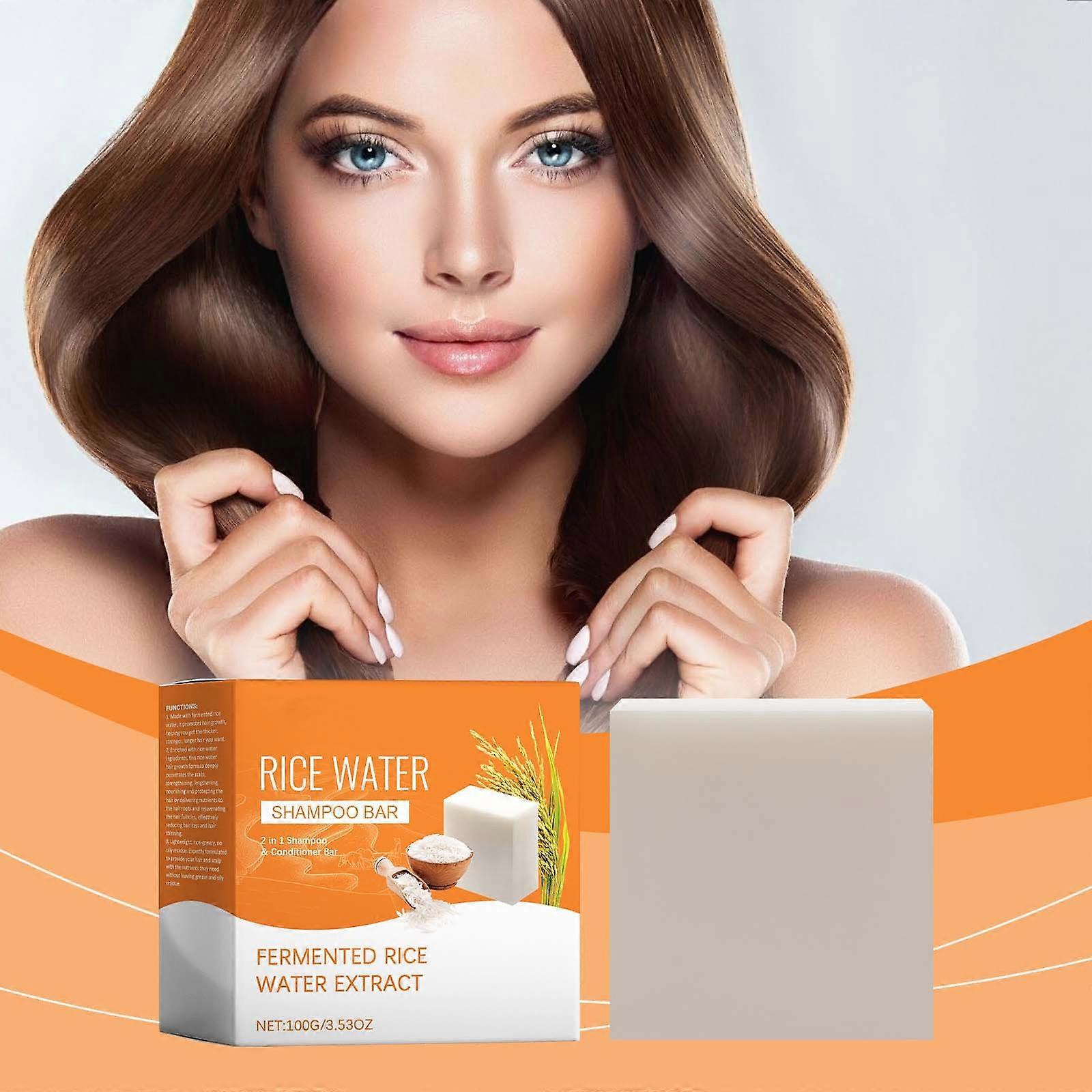 Fermented Rice Water Hair Soap Cleaning And Moisturizing Soap 100G ...