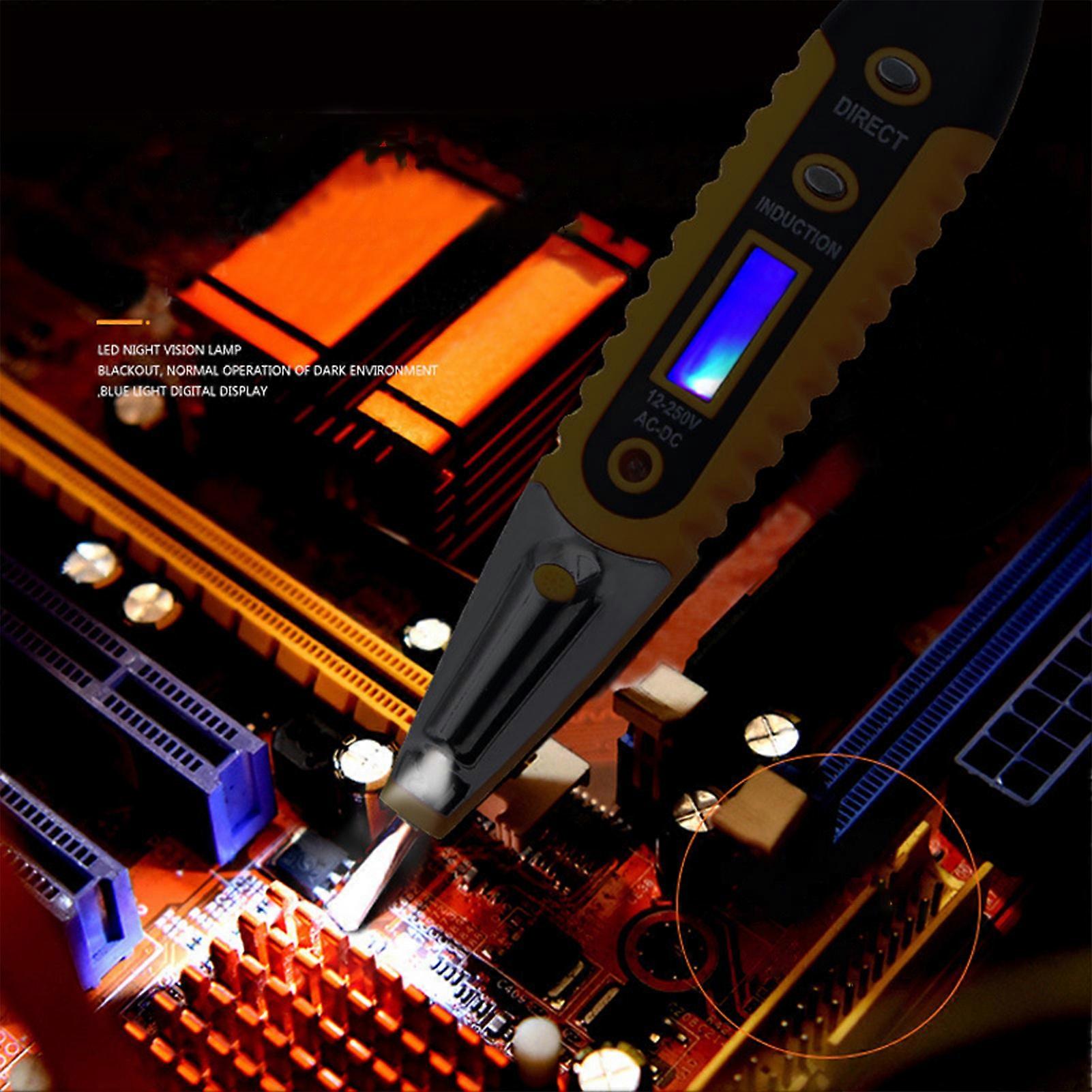Electrical Tester Pen LED Display Quick Response Inductive Voltage ...