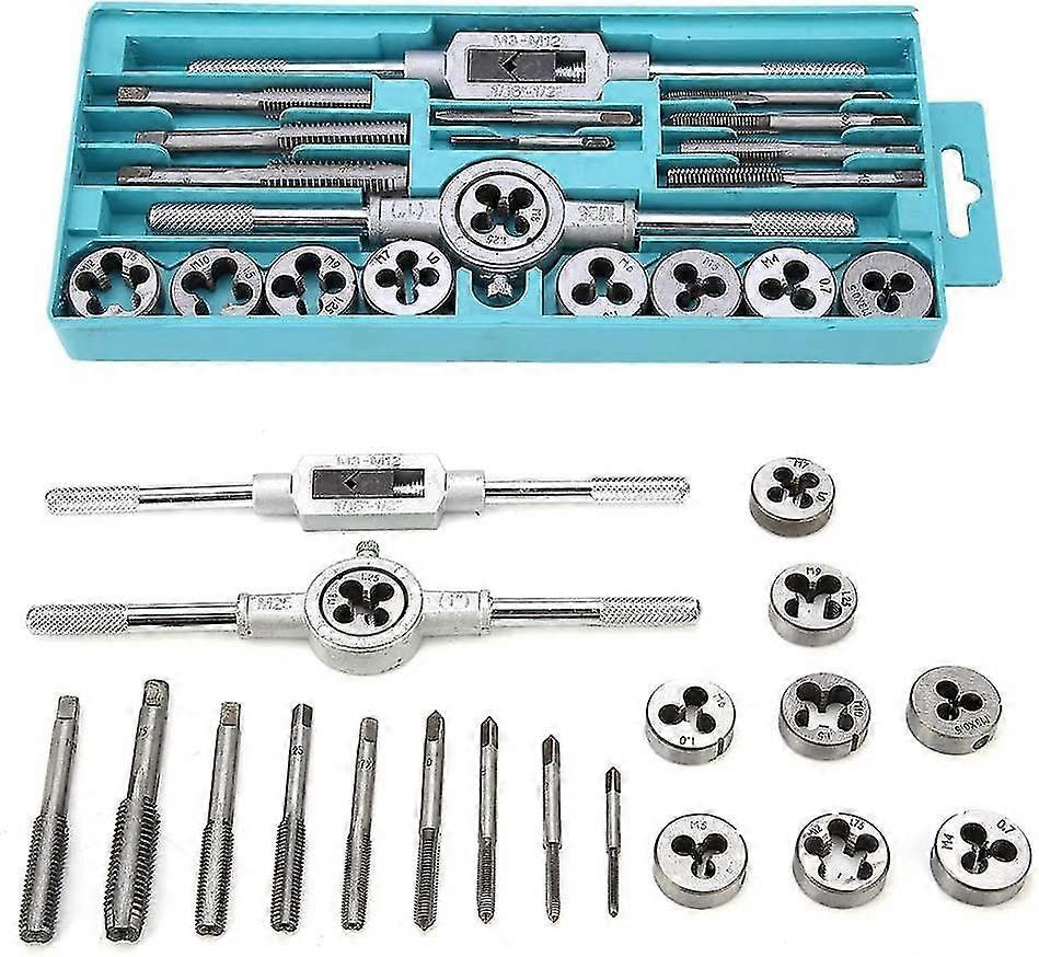 20 Pcs Tapping Tool, Taps And Dies, Thread Screw Extractors, M3-m12 ...