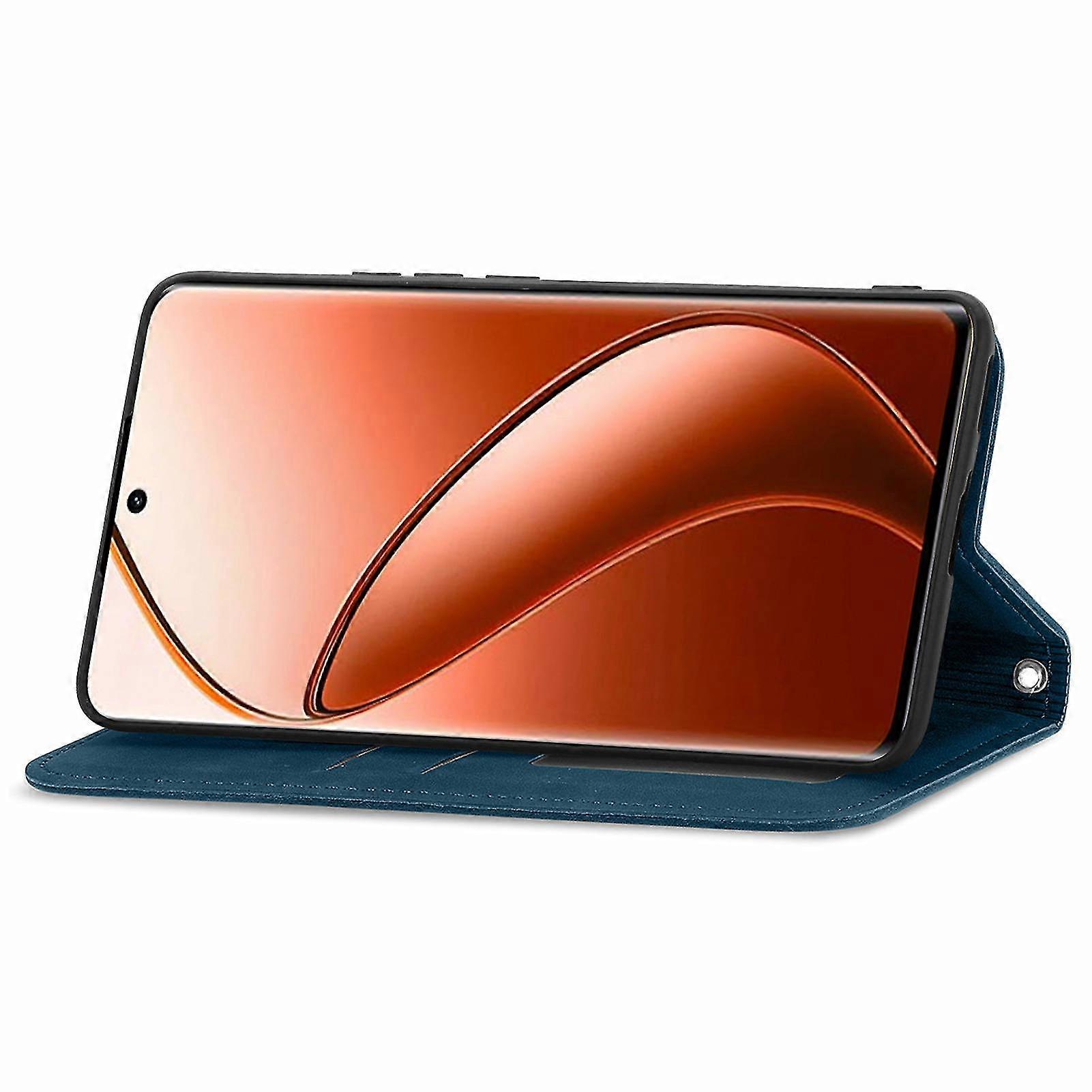 For Realme 12 Pro 5G/ 12 Pro+ 5G Phone Flip Case PU Leather Skin-touch ...