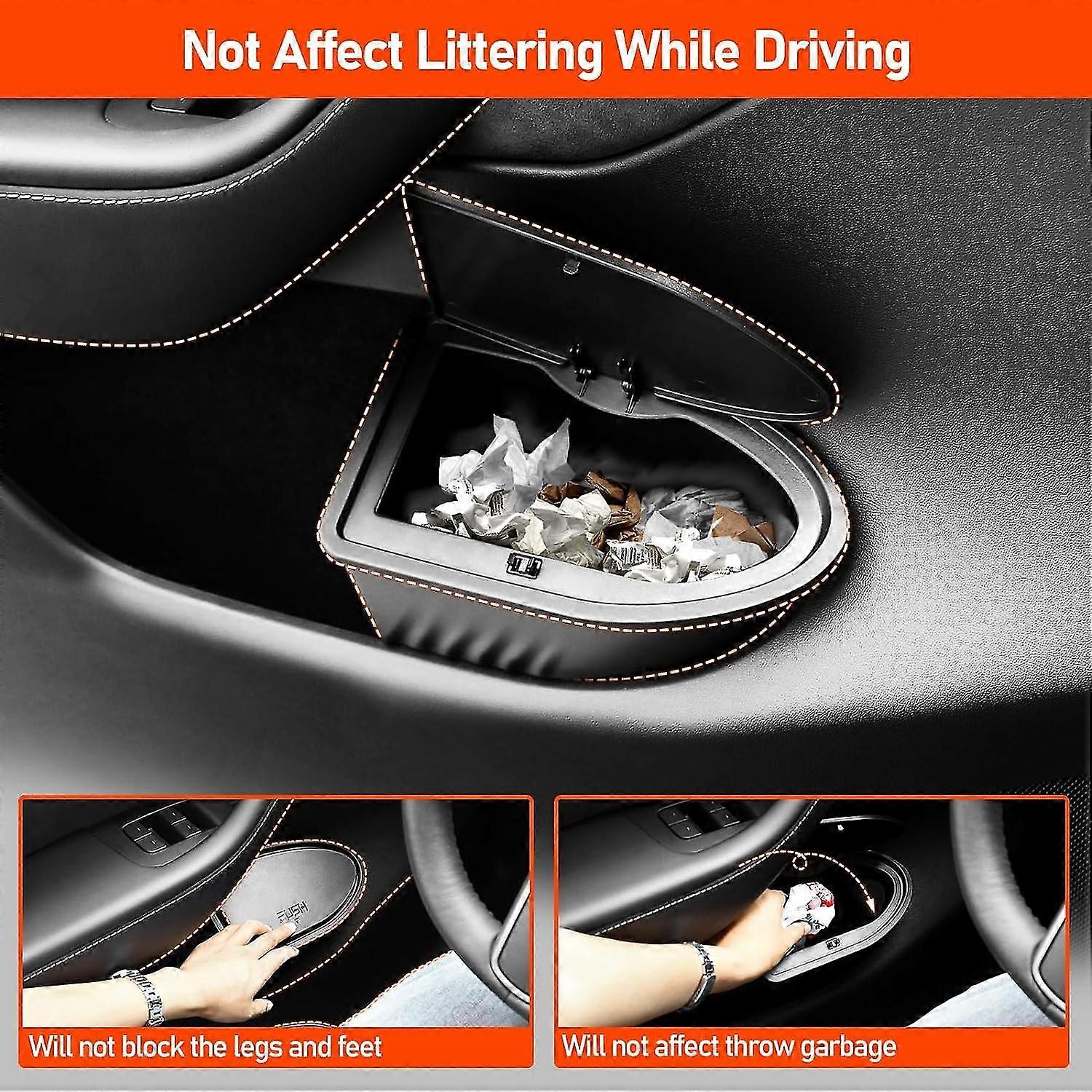 2pcs Tesla Trash Can Compatible For Model Y Car Door Garbage Can, Trash ...