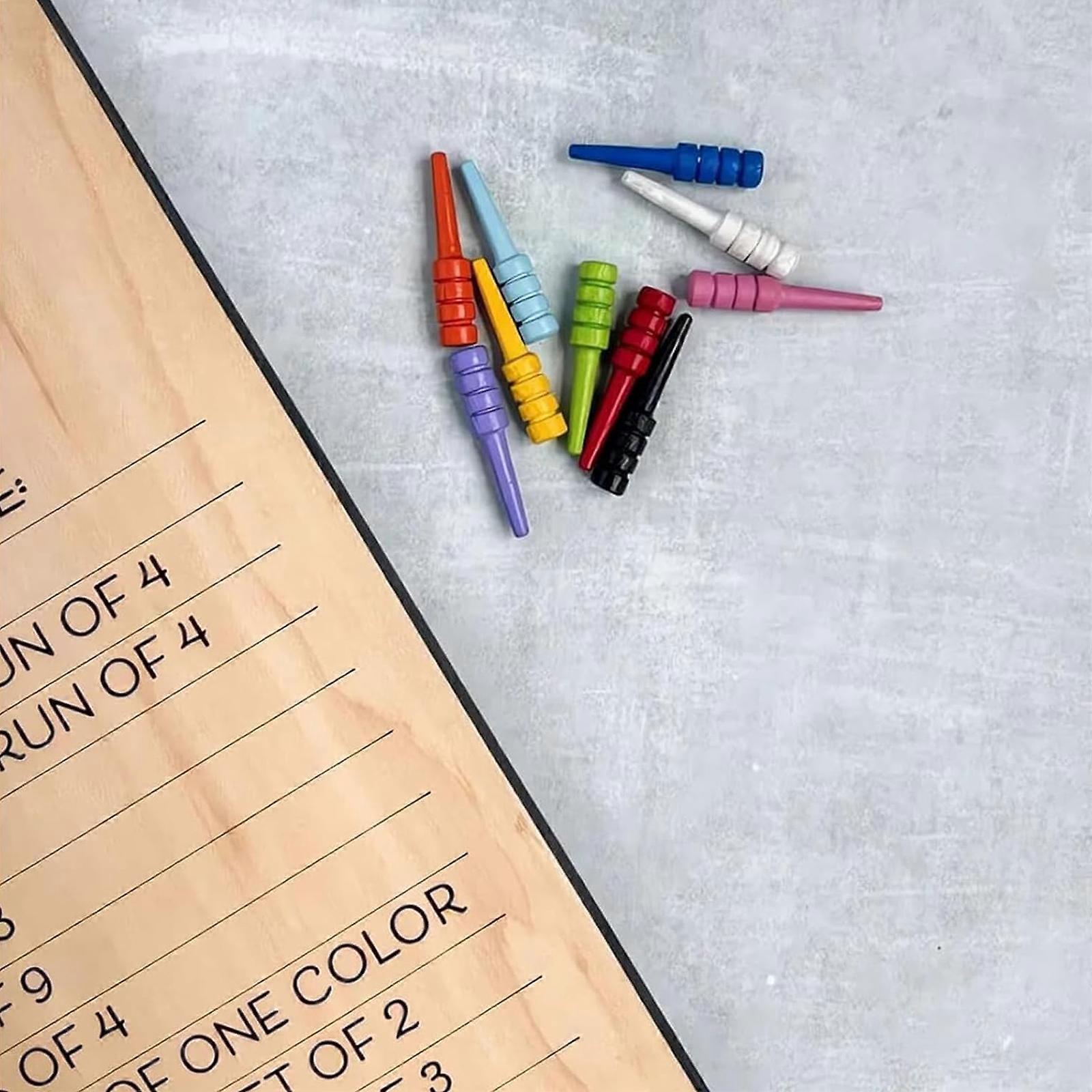 Phase 10 Score Board, 2024 Hot Wooden Phase 10 Scoreboard and Round ...