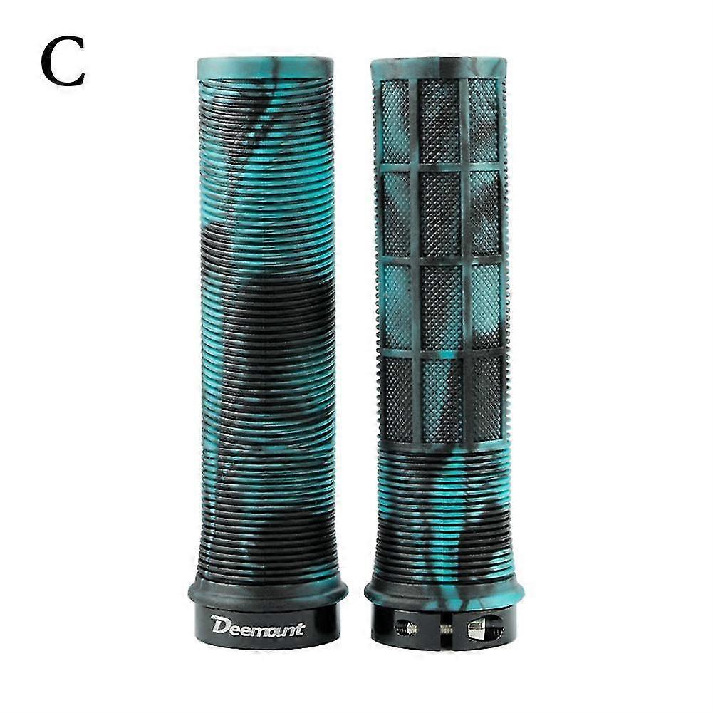 TPR Bicycle Grips Integrated Bike Handlebar Grips Lock On Bicycle ...