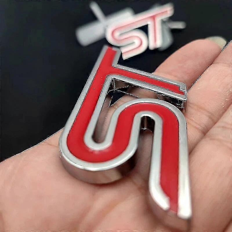 3d Metal St Logo Car Front Grill Emblem Trunk Badge Decal For Ford ...