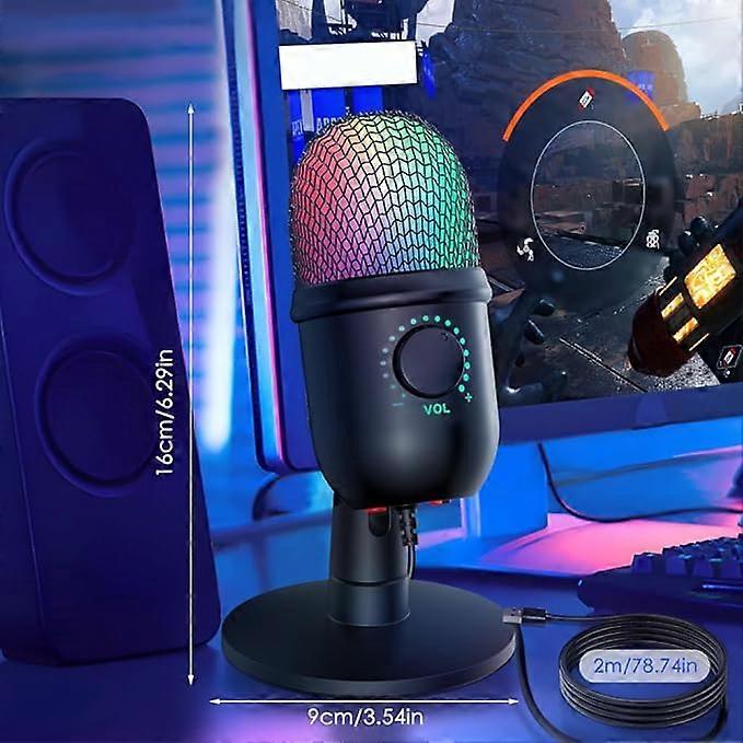Usb Microphone, Condenser PC Mic, Mini Microphone Gaming Accessories ...