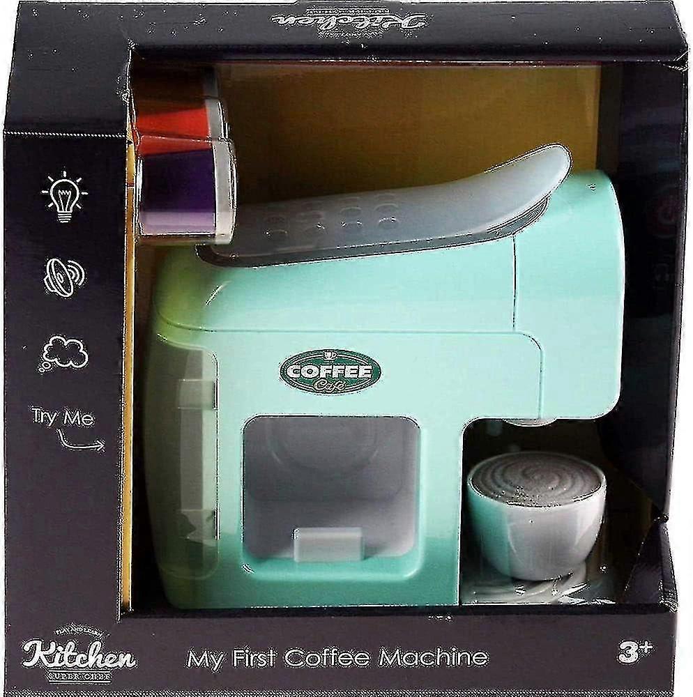 My First Kids Coffee Machine Kitchen Toy With Lights And Sounds | Kids ...