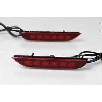 2Pcs Multi-function LED Reflector Lamp Rear Fog Lamp Rear Bumper Light ...