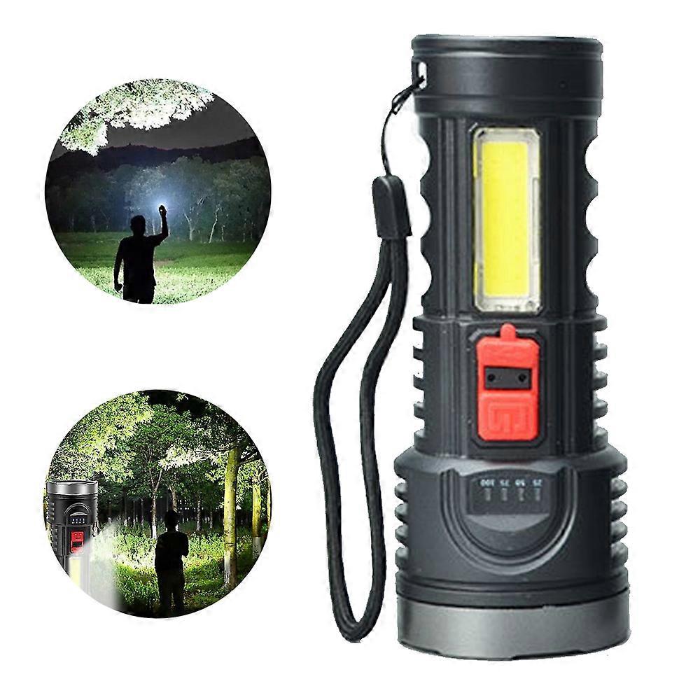 Led Flashlight Tactical Flashlights Light Super Bright Torch Lamp Usb ...