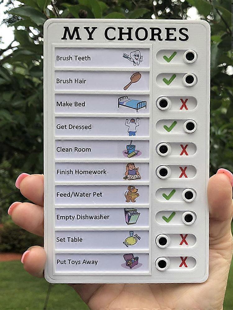 Chore Chart Memo Checklist Board For Kids Daily To Do List Planner Check List Chore Board For ...